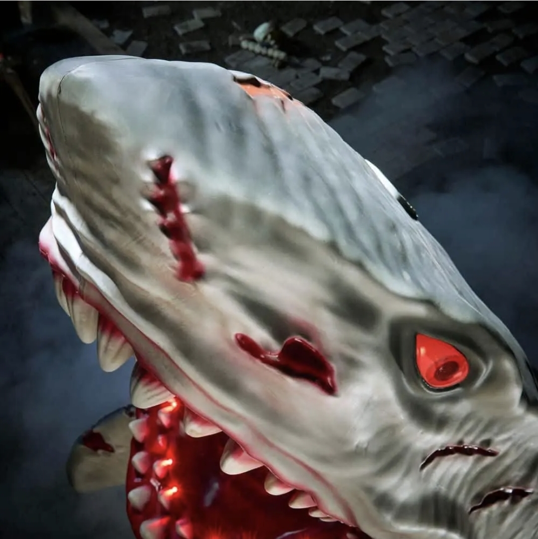 7ft Dead Water Megalodon Shark - Hire in Nationwide, UK, England, Whole ...