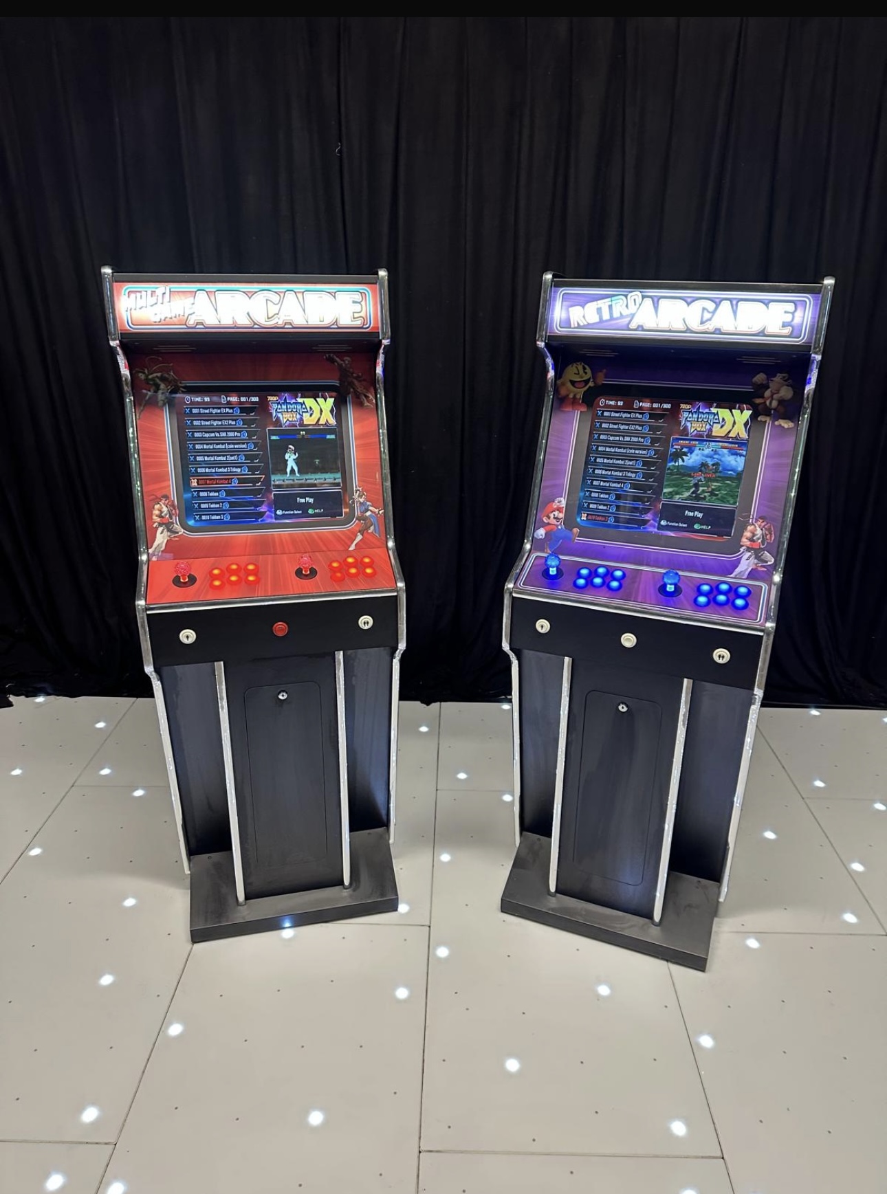 Arcade Machines - Bouncy castle & Fairground ride hire, corporate games ...