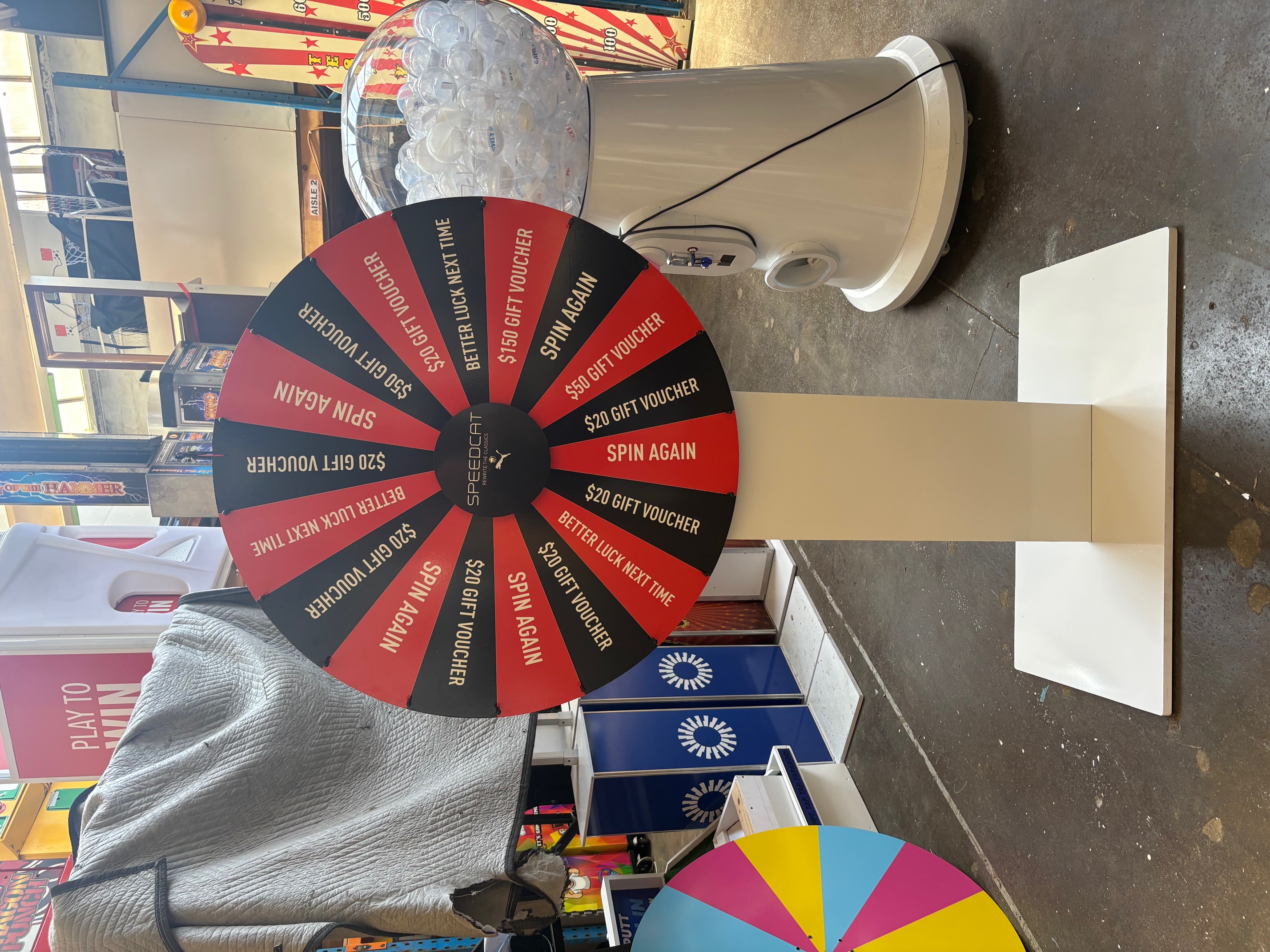 Giant Prize Wheel / Chocolate Wheel Hire Adelaide