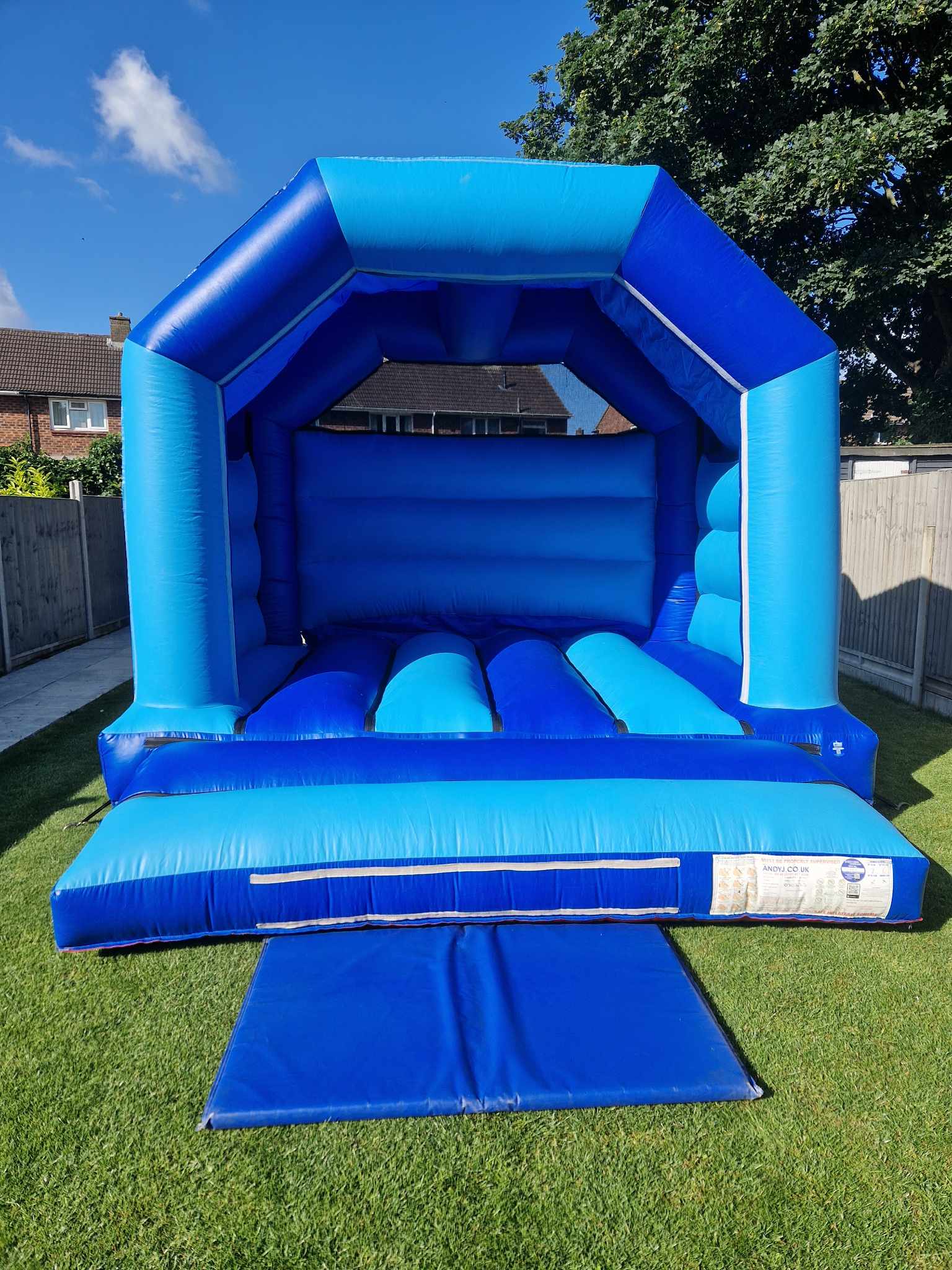 Blue A Frame - Hire in Lincoln | Lincs bounce