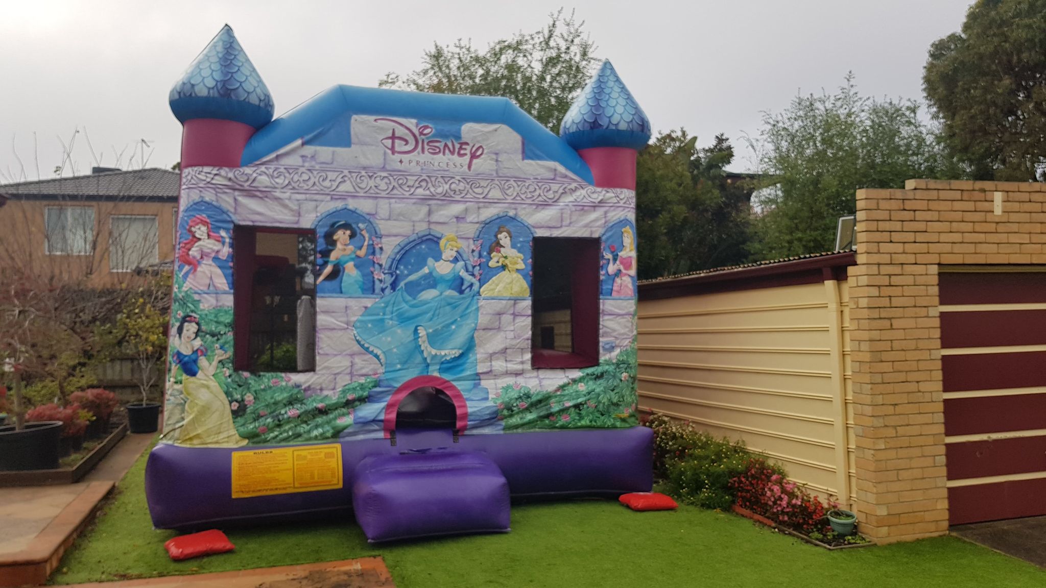 Princess 6 x 5 Metres with Slide - Hire in Victoria | Melbourne Castle Hire