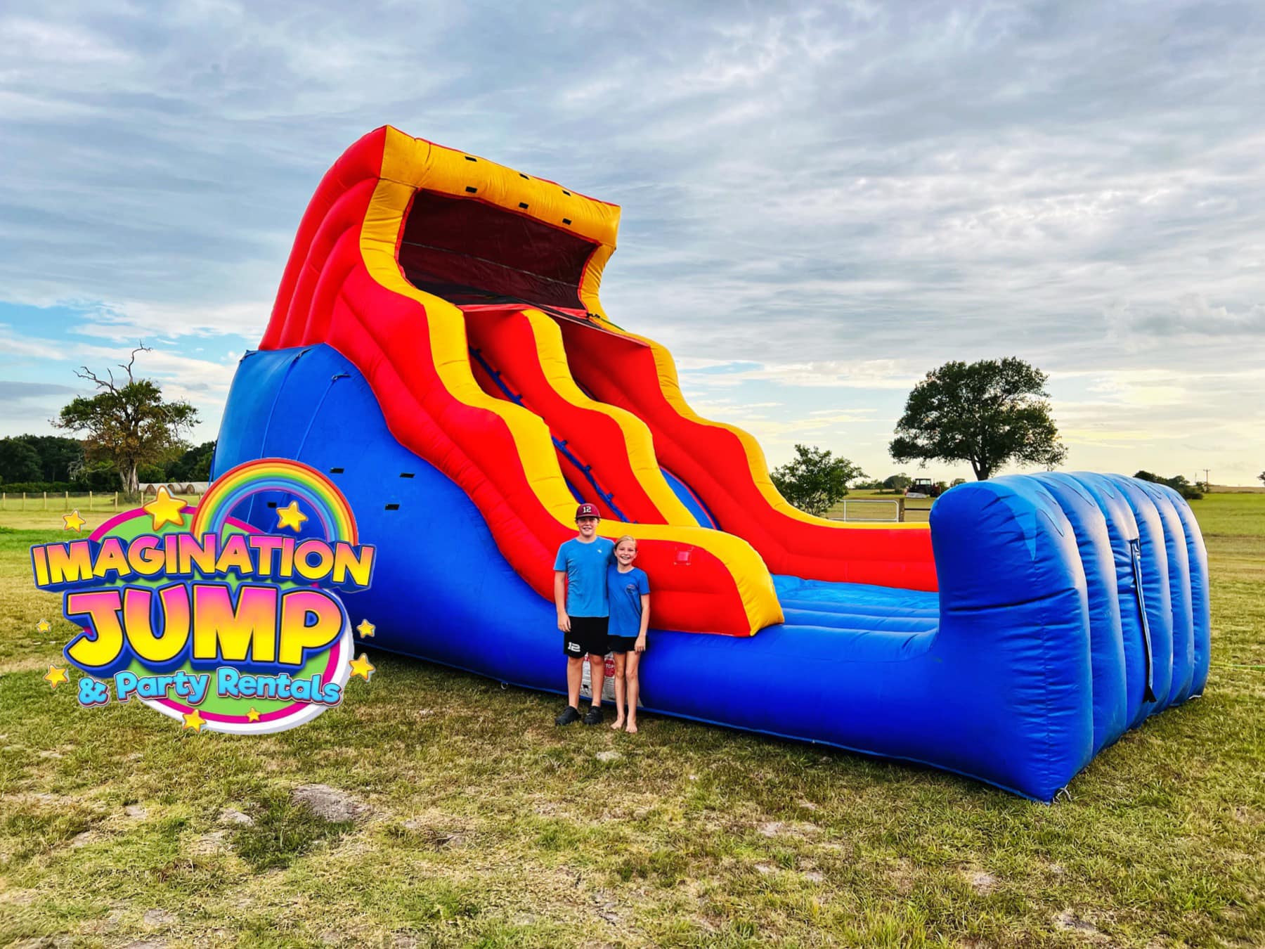 Primary 18' Double Drop Slide - Rental in Magnolia, The Woodlands ...