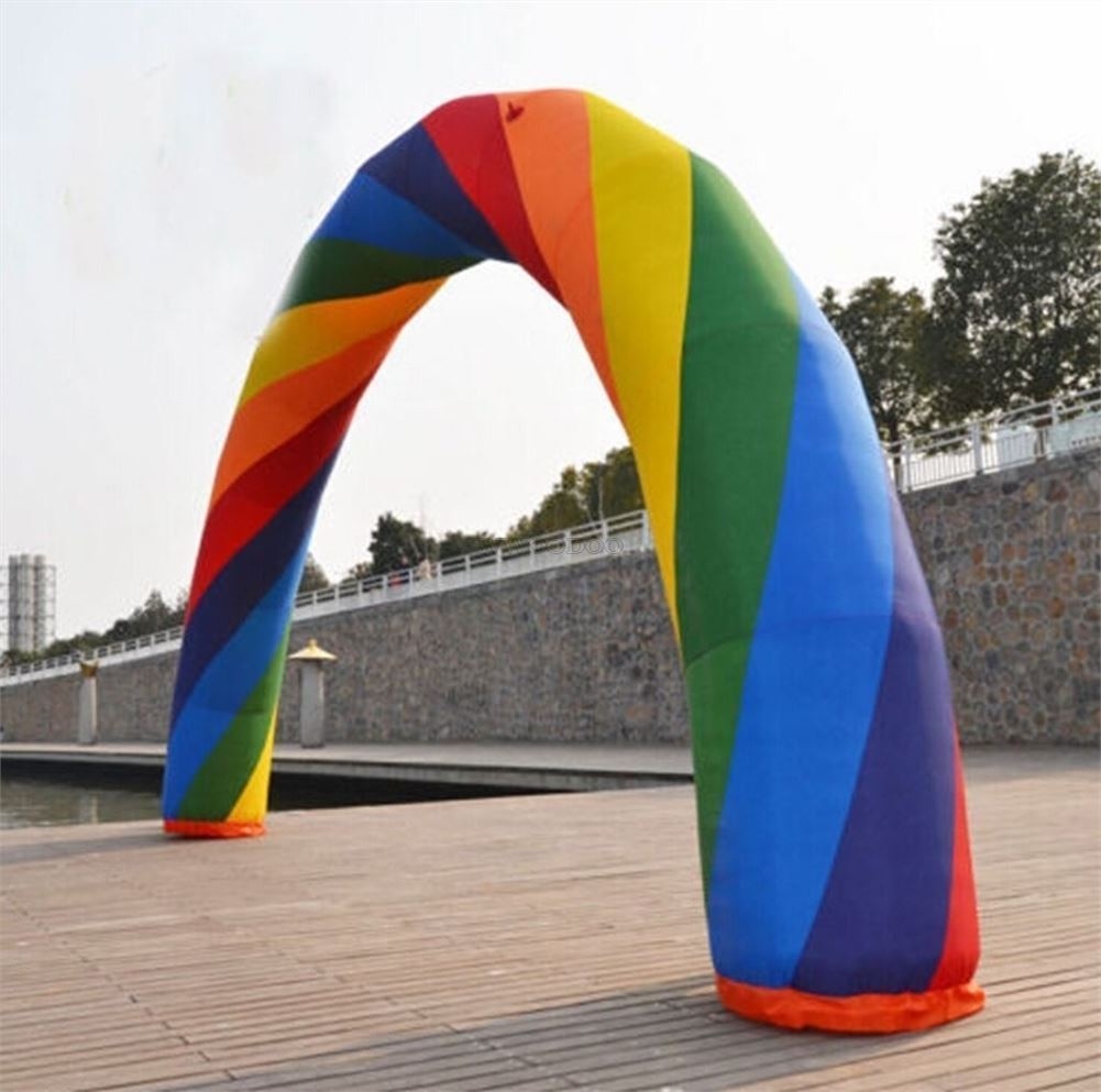 Inflatable Rainbow Arch 40ft Wide - Bouncy Castle Hire in Kent, East ...