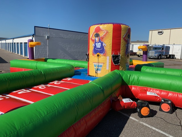 Goal & Dunk Equalizer - Interactive Inflatables - Bluff City FUN!!