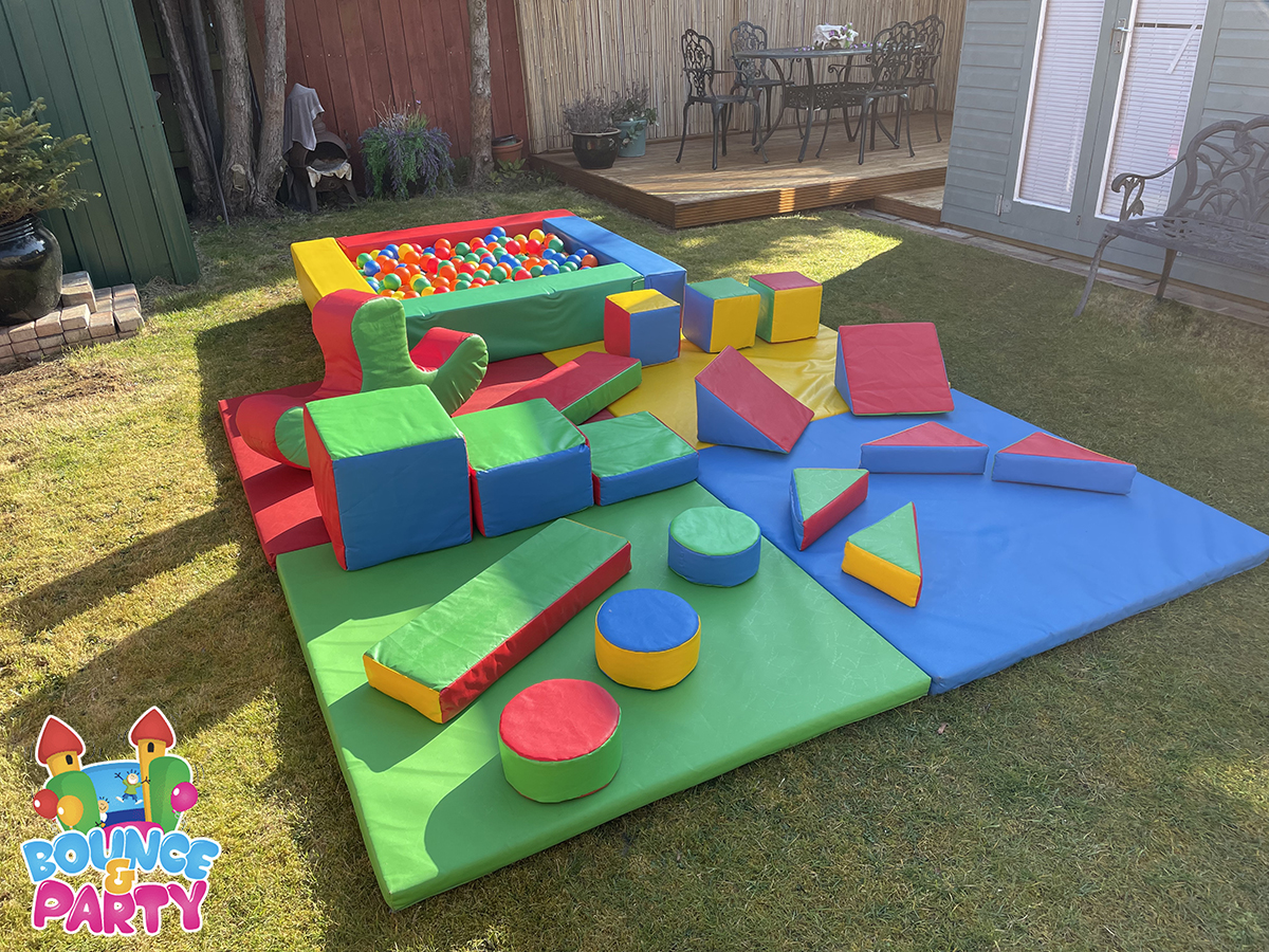 Multi Colour Soft Play & Ball Pool Setup - Children's Party ...