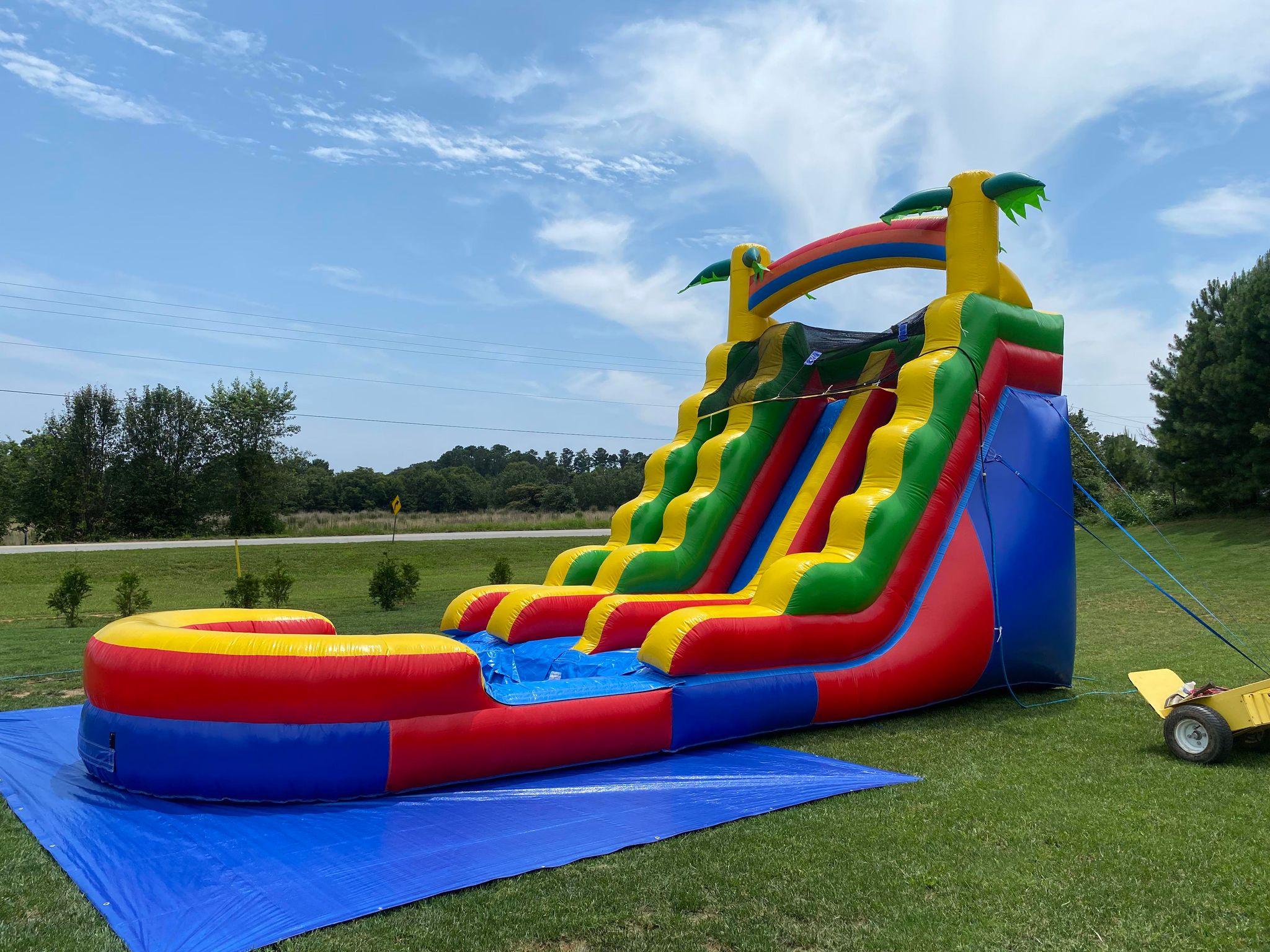 18 FT Rainbow Dual Lane Waterslide (CWS18-RDL) - Inflatables Sales in ...