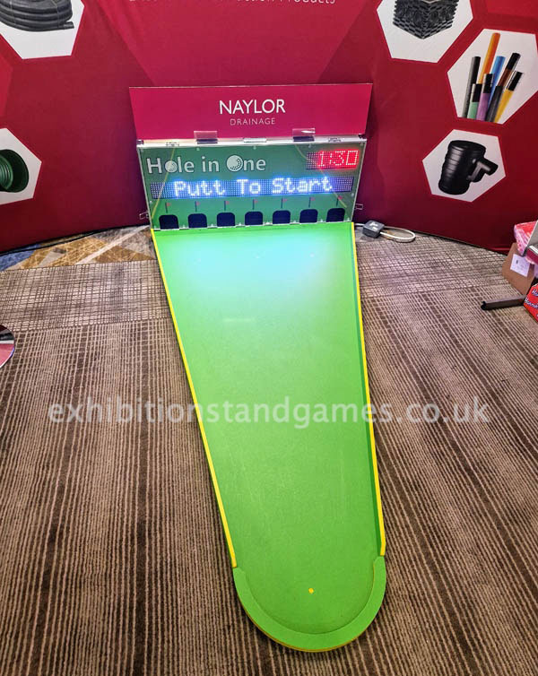 Golf Fast Putt Challenge Game - Exhibition Stand Games Hire in ...