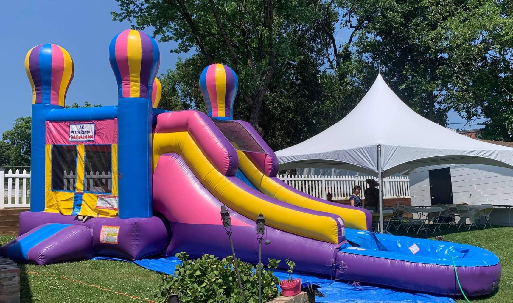 Combos w/ Slide - Hire in Maryland | AK Party Rentals