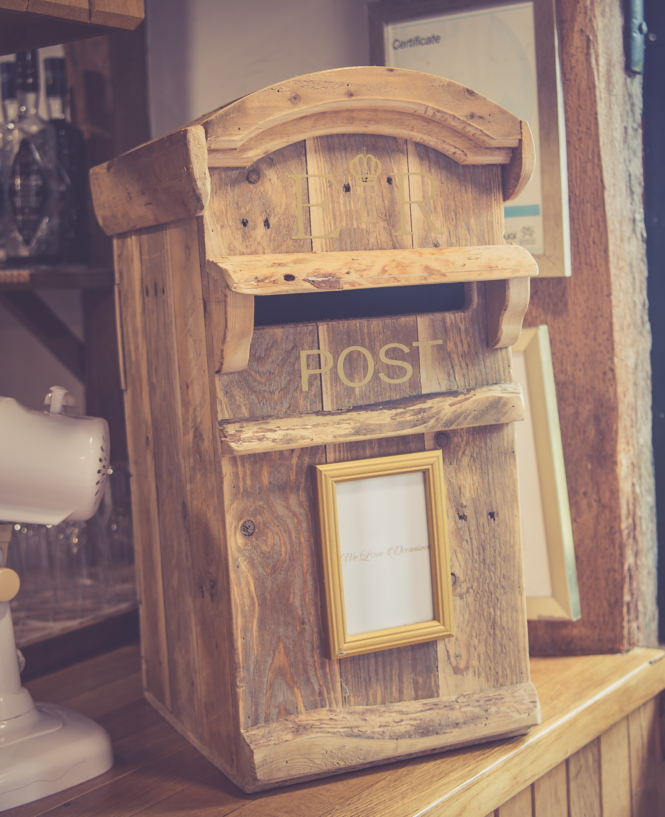 Rustic Post Box - Event Entertainment in London | We Love Occasions
