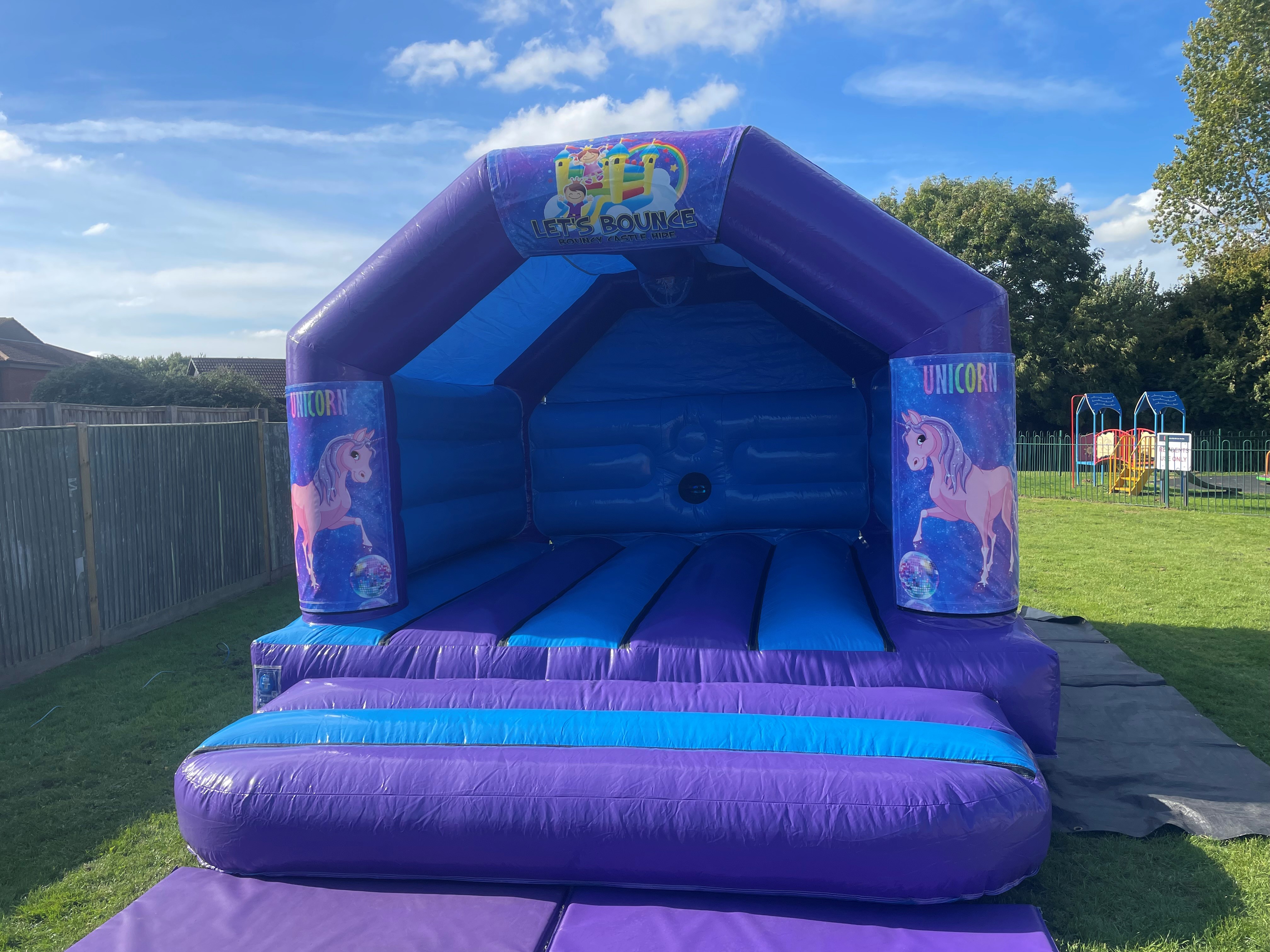 Unicorn Disco Bouncy castle - Hire in littlehampton | Lets Bounce