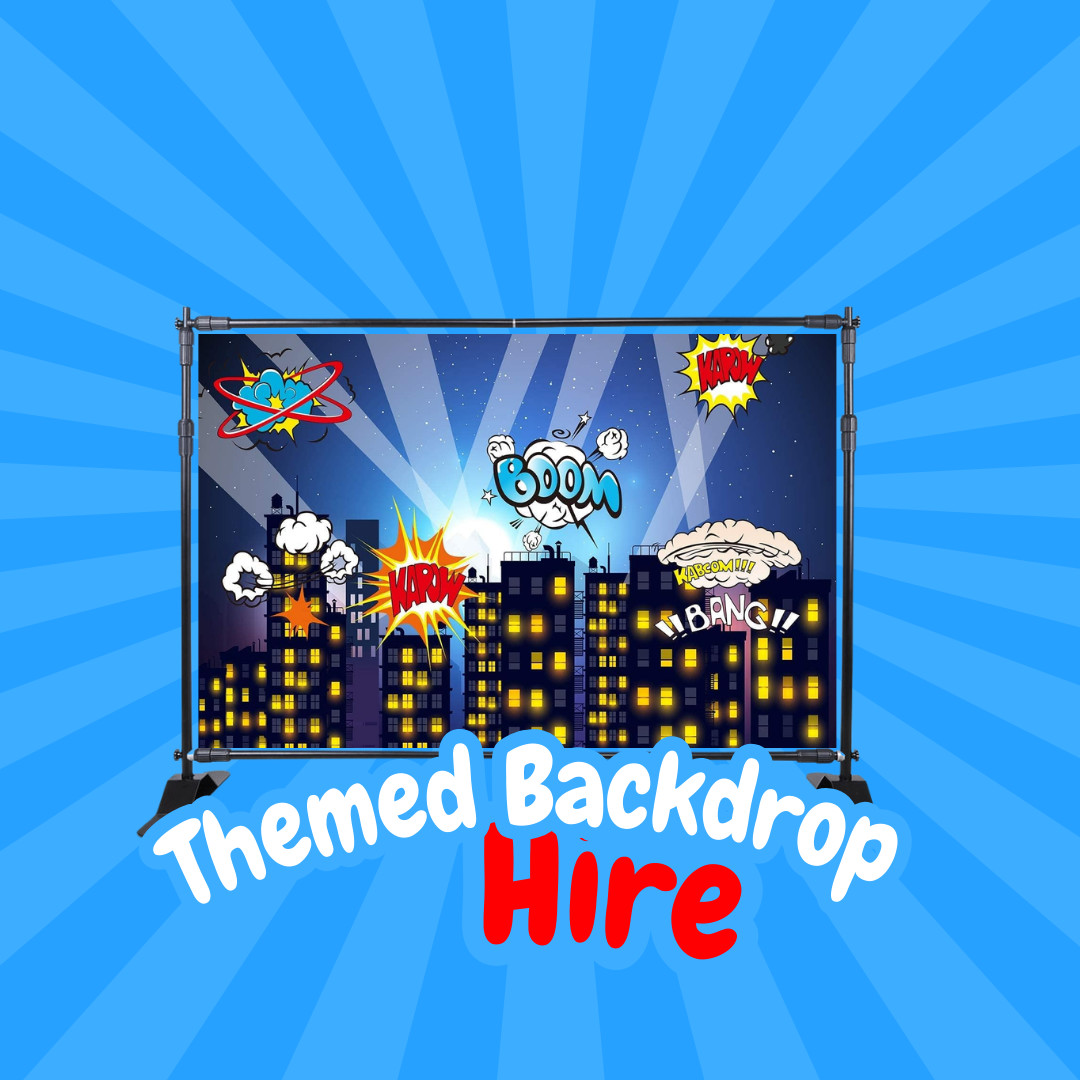 Superhero theme party supplies & décor