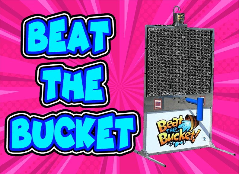 Beat the Bucket Water Game for rent Sacramento - A&E Air Jumper Party