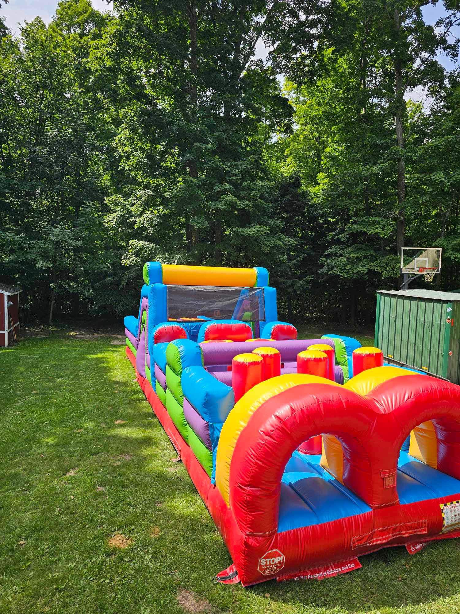 40 Foot Obstacle Course - Bounce House Rental Service in Gaylord ...