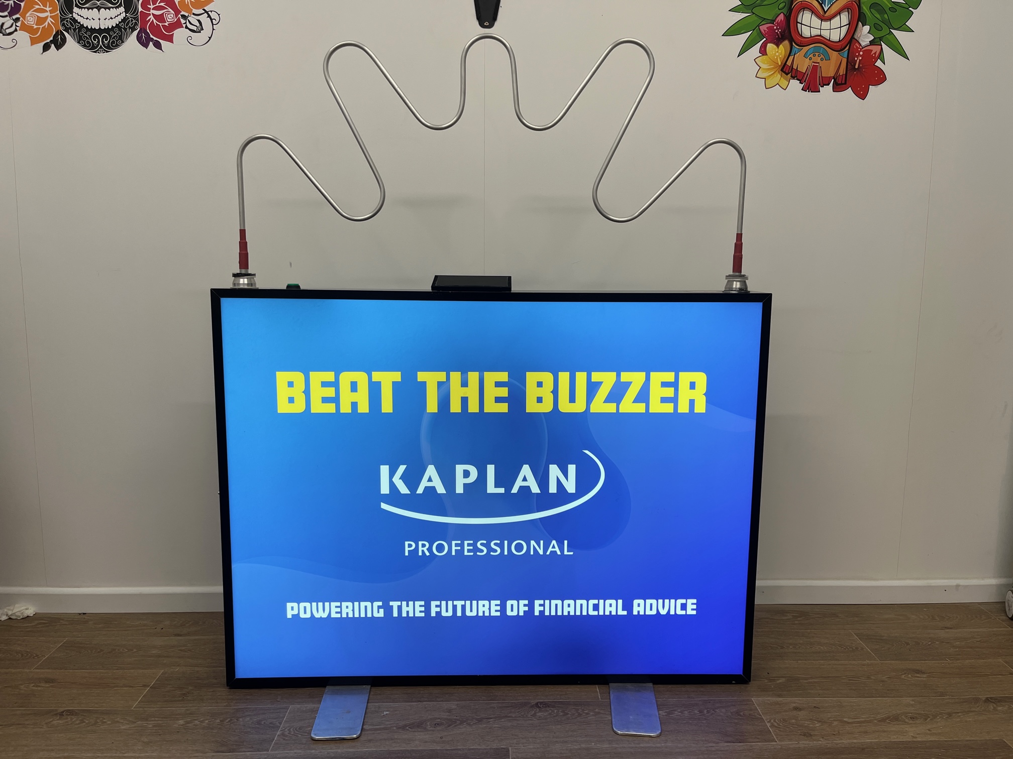 Giant Buzz Wire Hire Australia with Branding