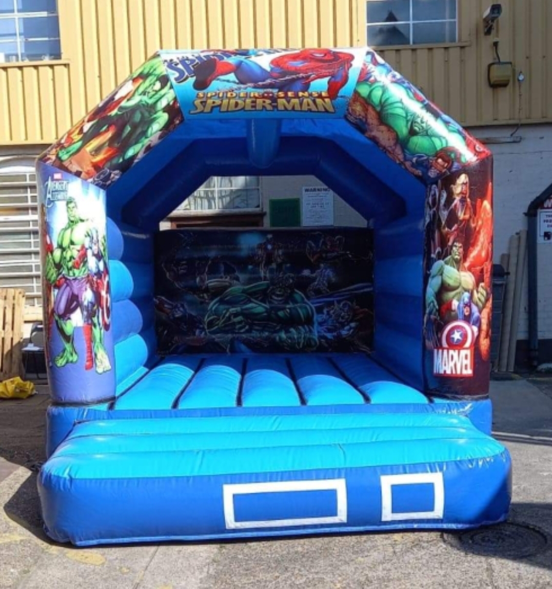 Spiderman/Superheroe's castle 15ft x 12ft. - Bouncy Castle Hire in ...