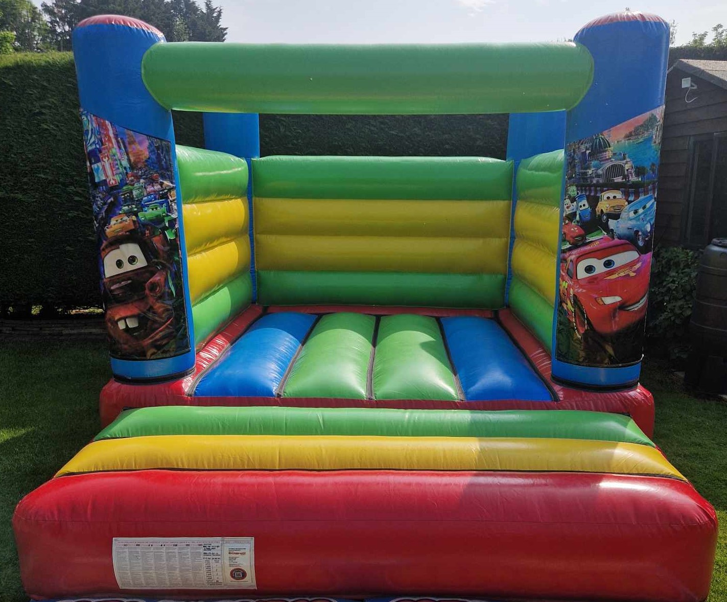Low height Cars castle - Bouncy Castle Hire, Slides, Rodeo bull ice ...