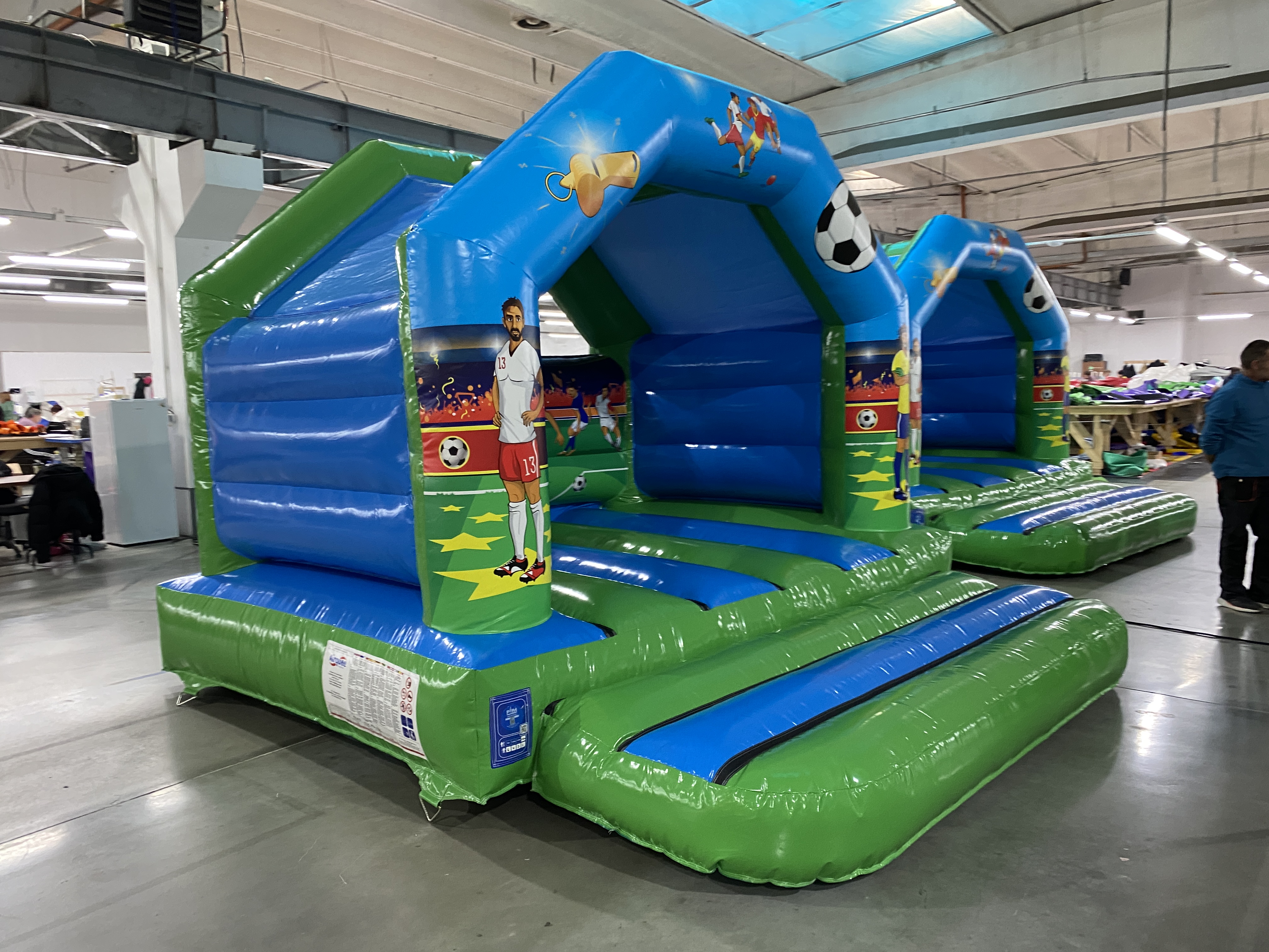 12ft 8" L x 12ft wide x 9.5ft H Football Themed - Bouncy Castle Hire in ...
