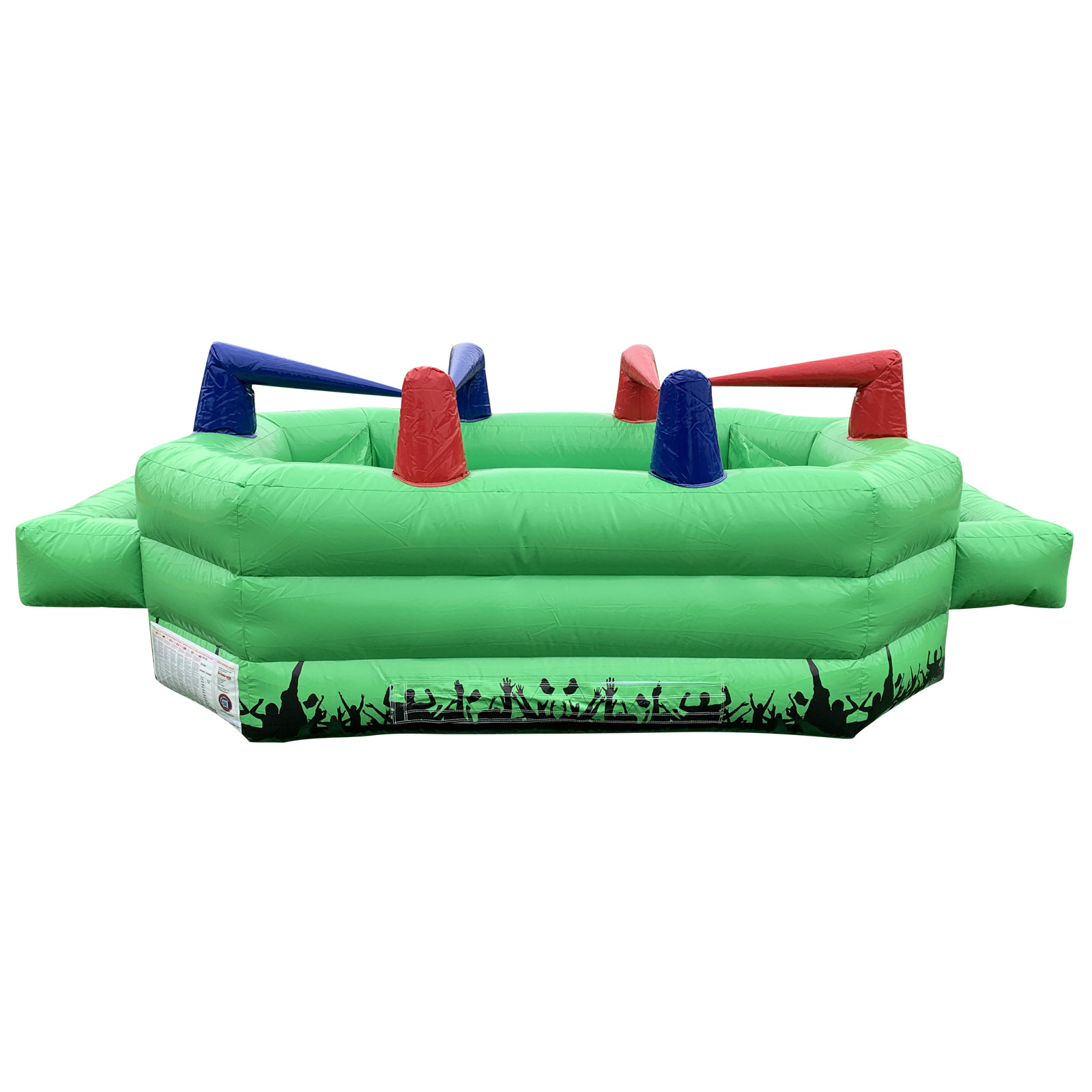 BBOL-171 - 10x5x4ft - Air football table (Mainly green with art ...