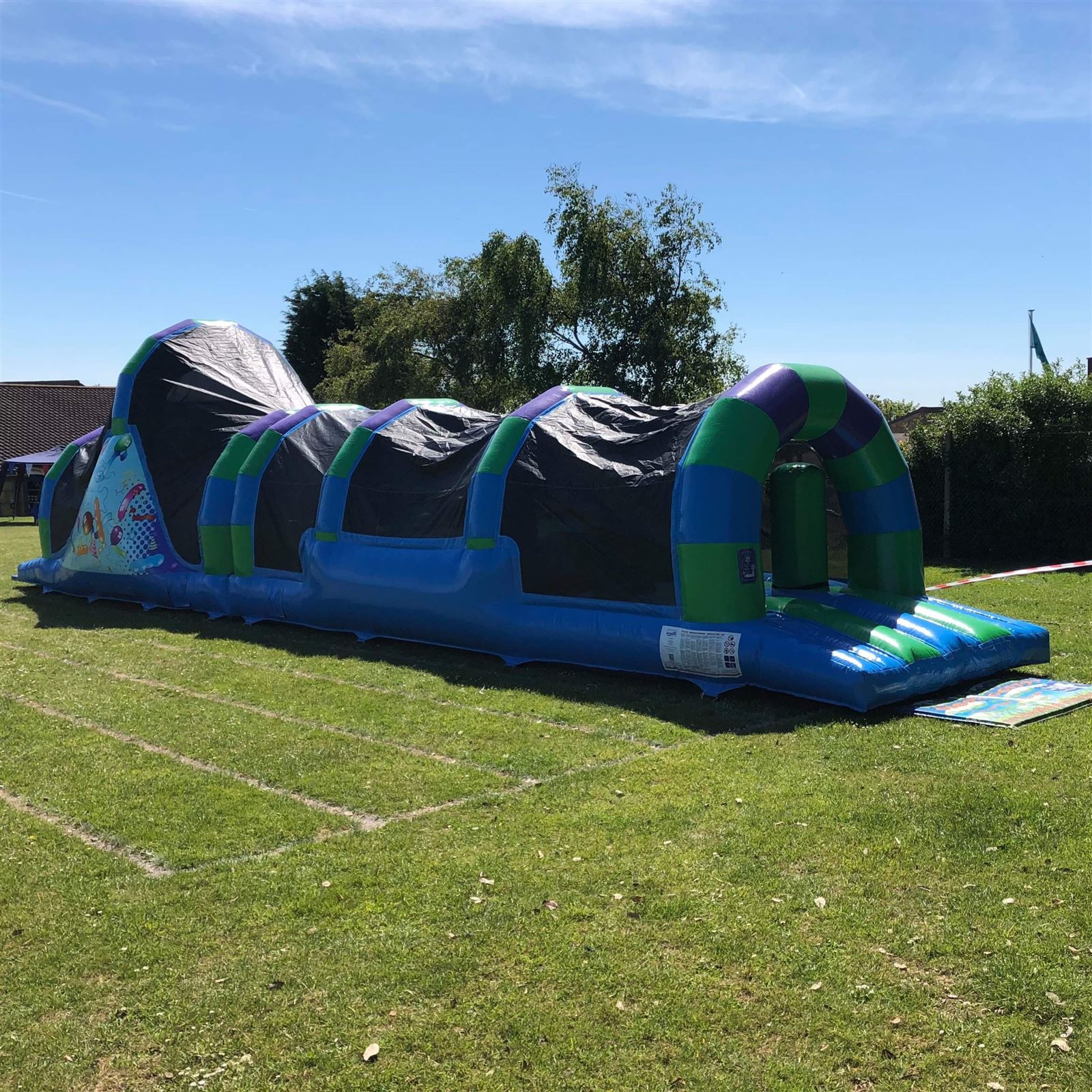 50ft Party themed Assault Course - Bouncy Castle Hire in Crowborough ...