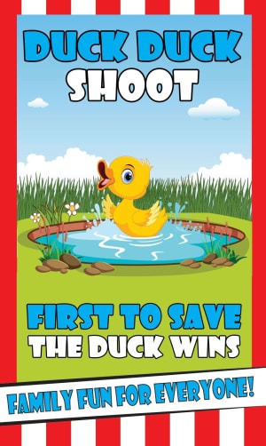 BB-1137 - A frame board game - Duck Duck Shoot - Bouncy Castle ...