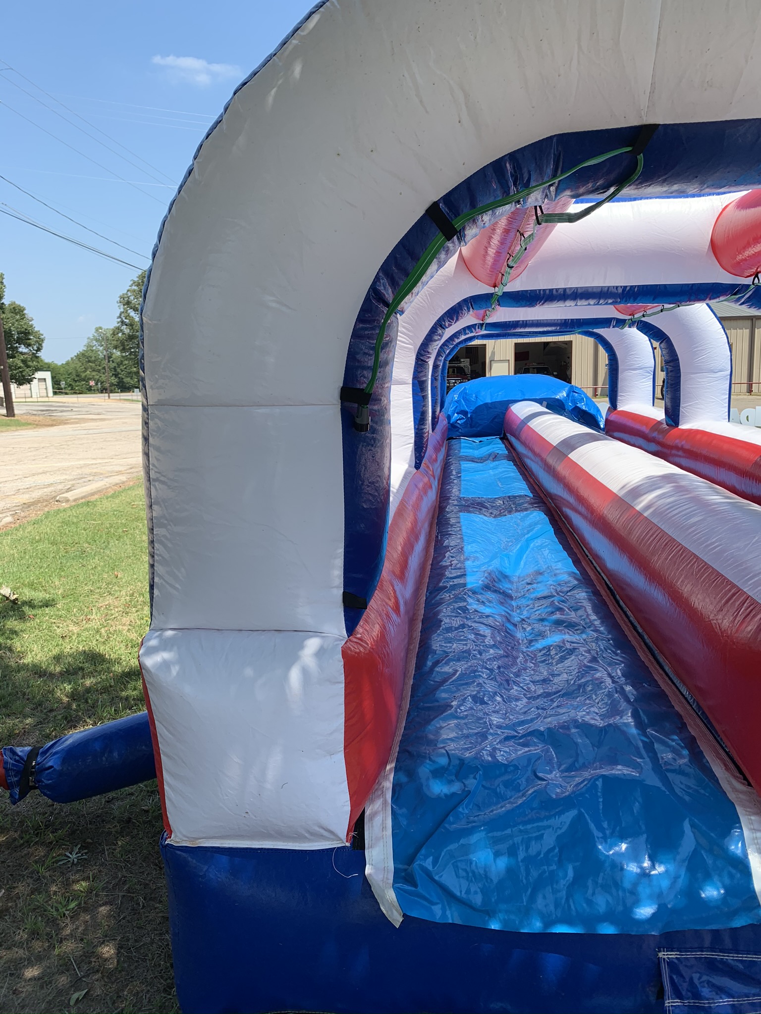 40ft. Double Lane Slip and Slide ️🤍💙 ️🤍💙💦💦💦💦 - Hire in Ft. Towson ...