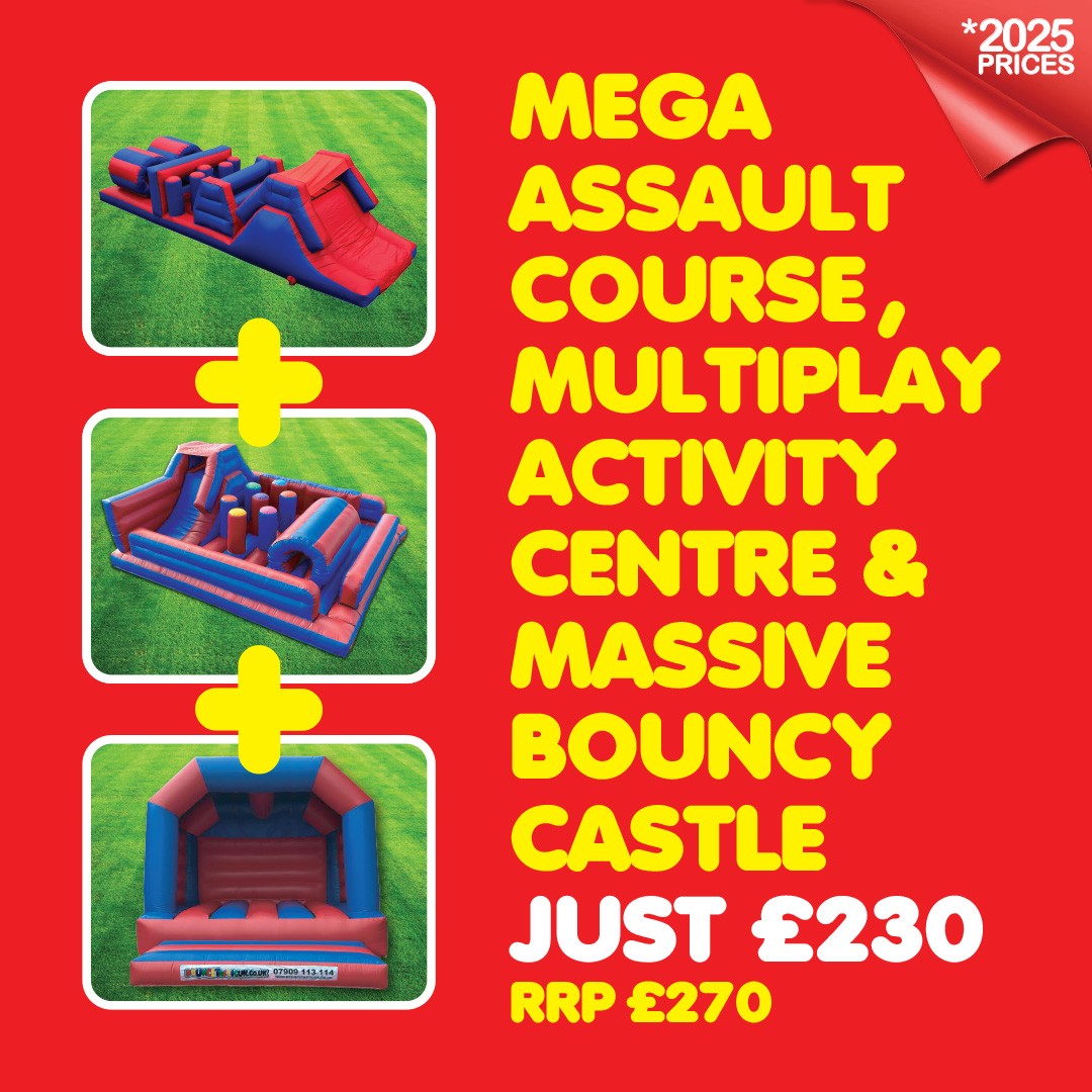 Assault Course, Multiplay Obstacle Course & Big Bouncy Castle