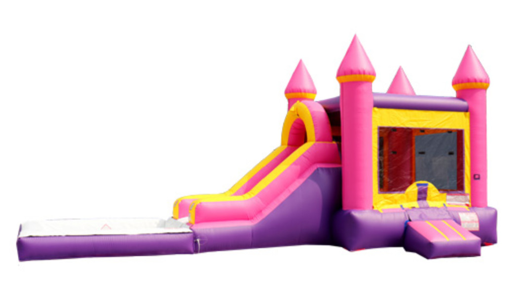 Pink Moon Bounce Combo Water Slide - Hire in Cecil County Maryland ...