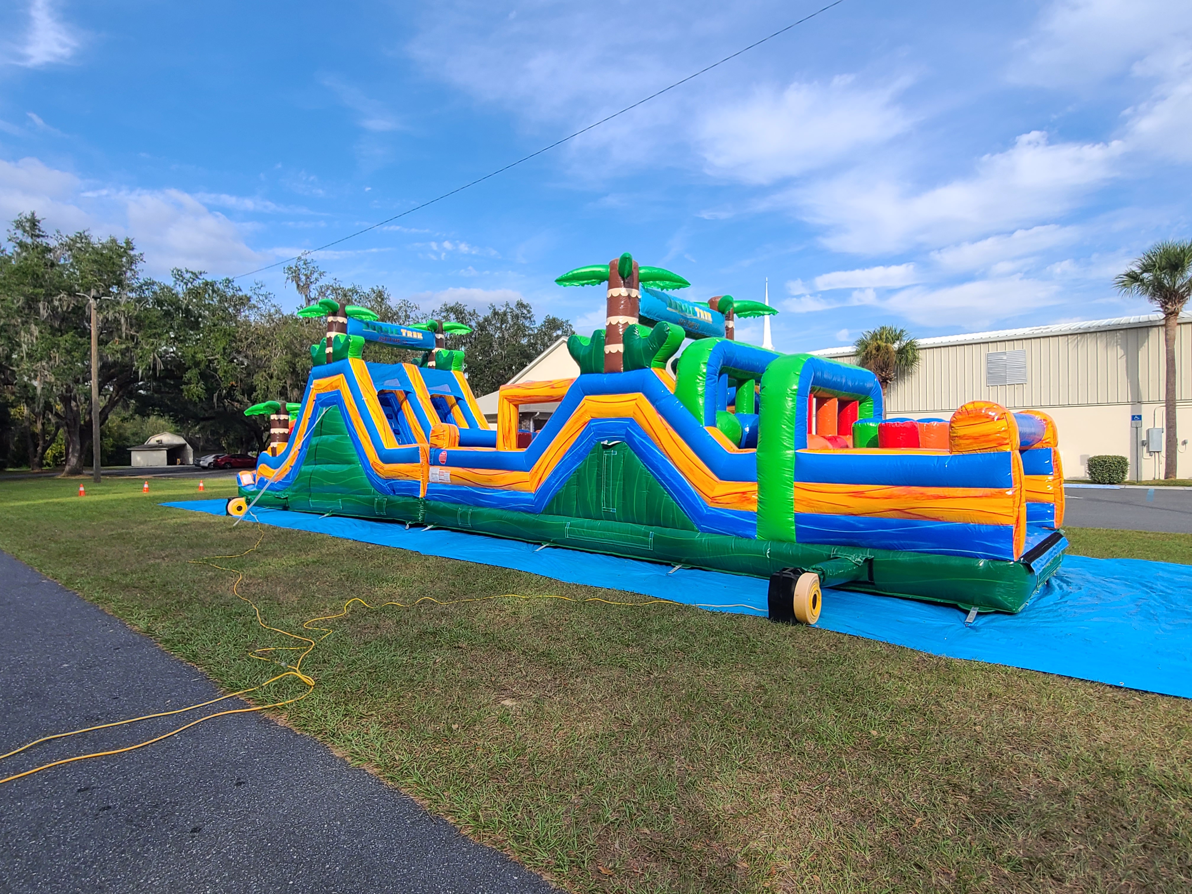 65' Obstacle Course with 15' Slide. Priced for the whole WEEKEND ...