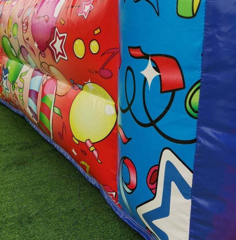 BBOL-116 - 15x15x6.5ft - Playpark - (Red & Blue Partytime) - Bouncy ...