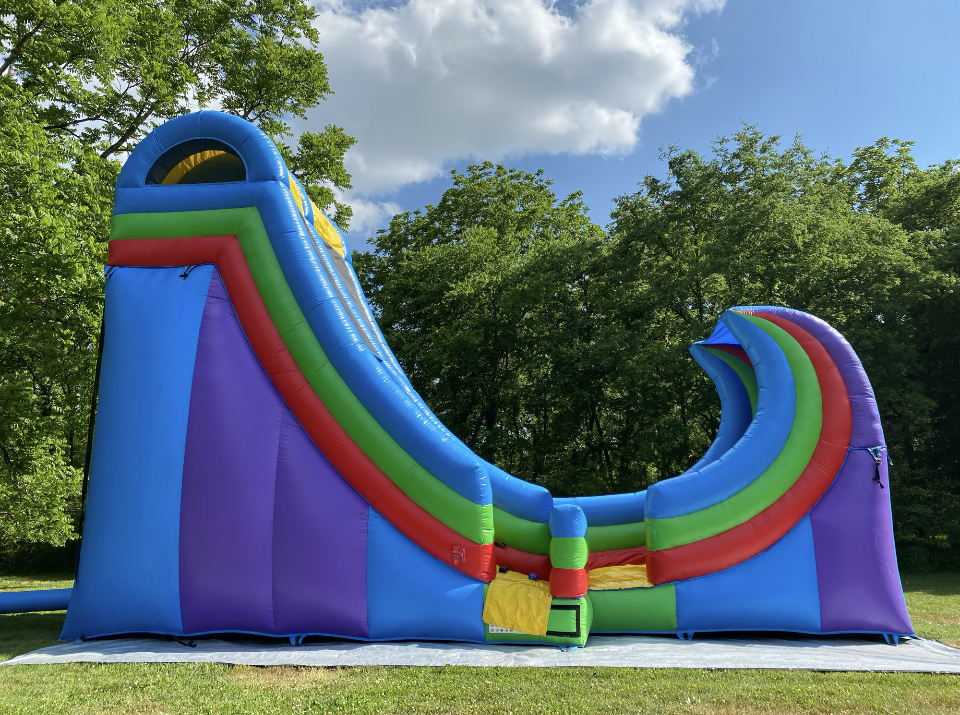 21FT Rampage Waterslide - Hire in Tn | Leap Frog Inflatables