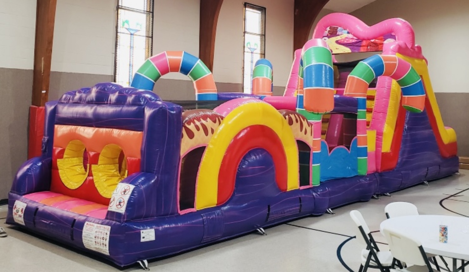 40ft Candyland Adventure Obstacle Course 🍭🍭🍭🍭🍭🍭🍭 - Hire in Ft. Towson ...