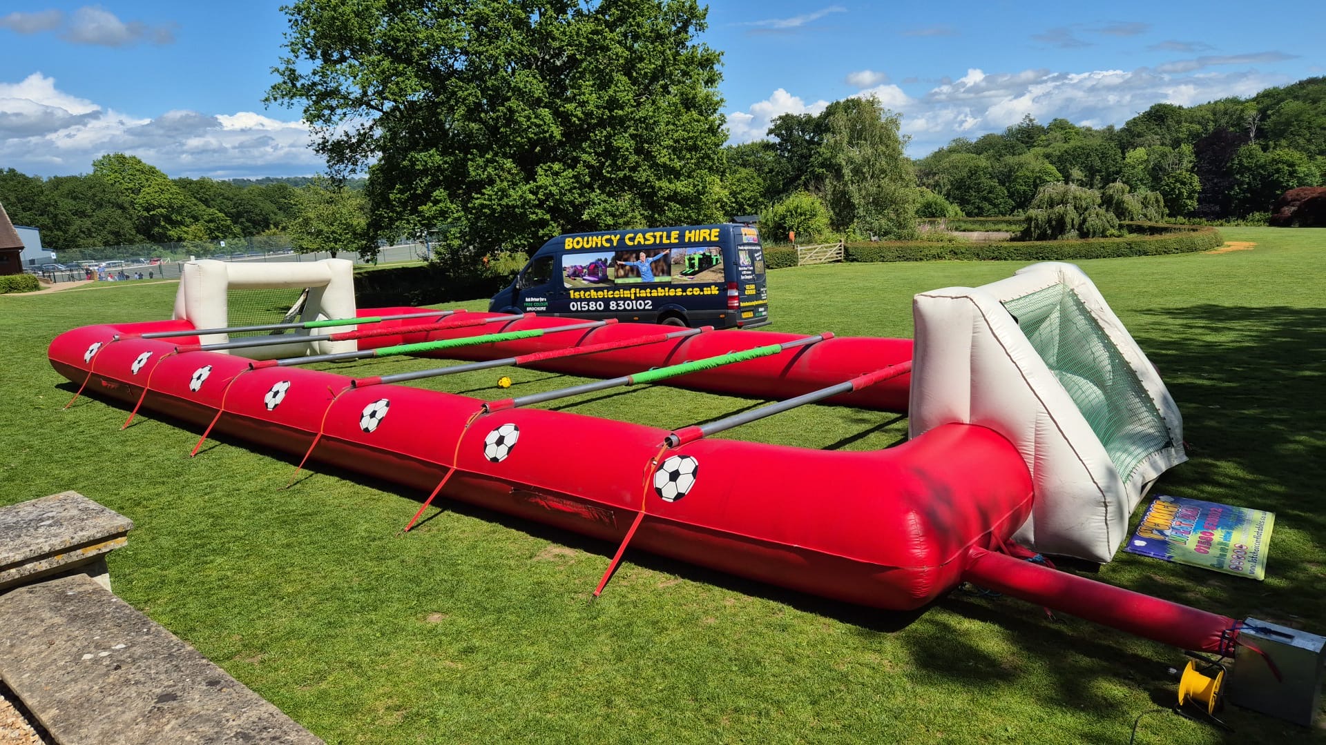 Human Table Football Inflatable 55ft x 24ft - Best Bouncy Castle Hire ...