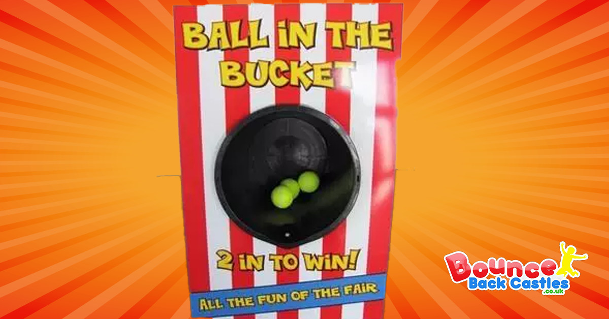 Bounce Back Castles | Ball in the bucket game