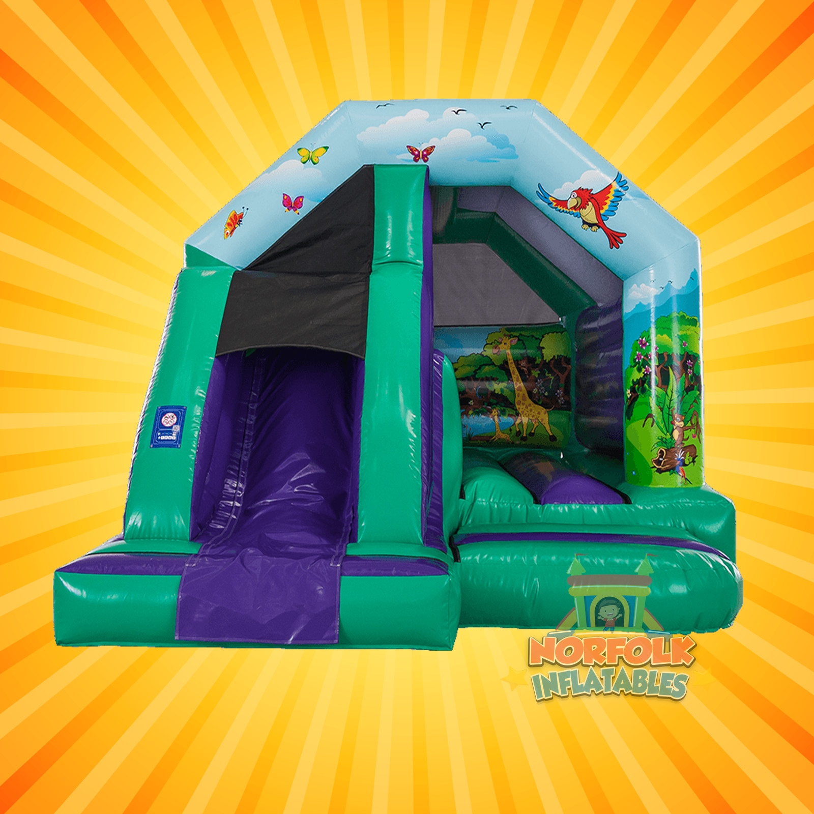 Jungle Bounce & Slide - Bouncy Castle Hire in Norwich | Norfolk Inflatables
