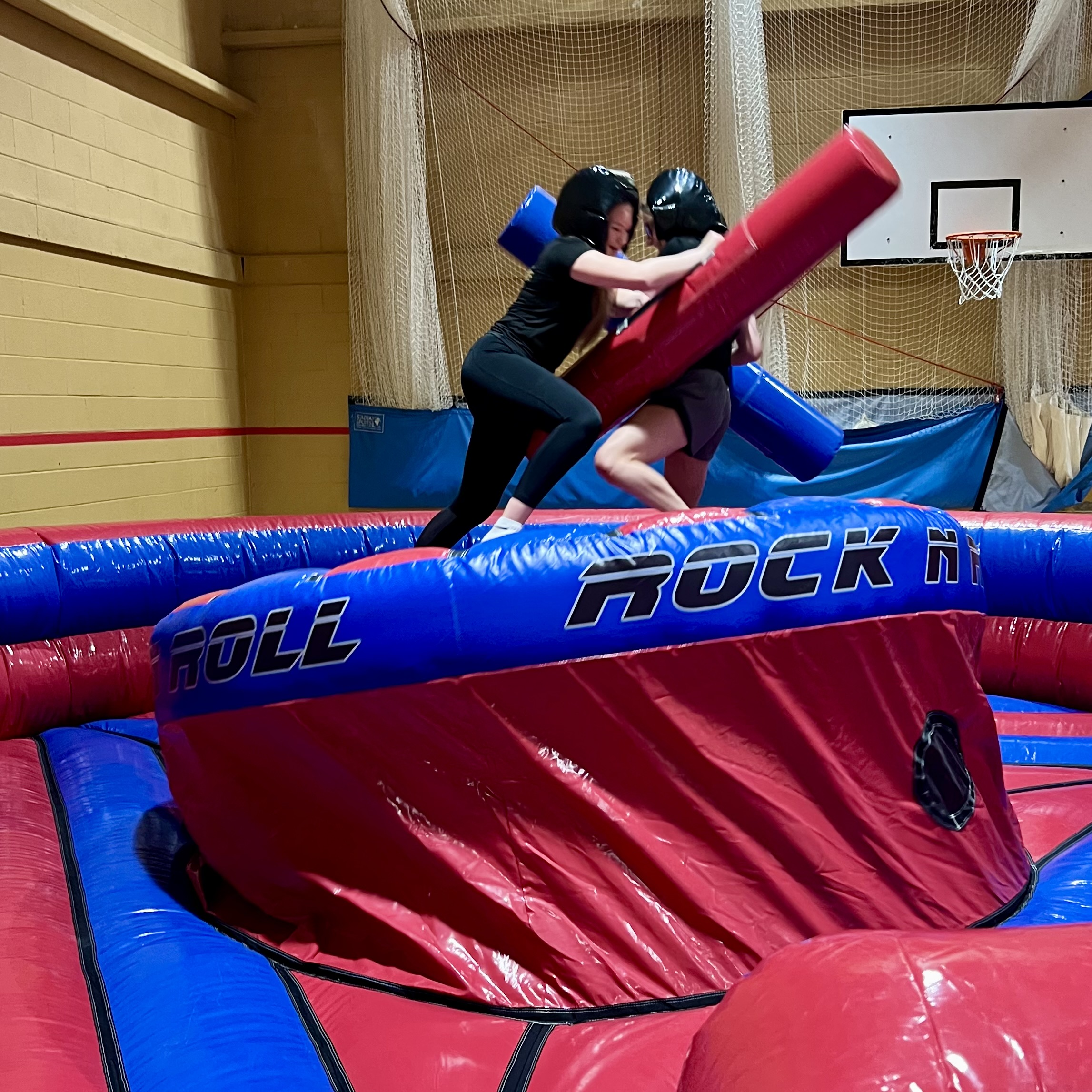 Rock n Roll Gladiator Duel - Bouncy Castle Hire in Crowborough ...