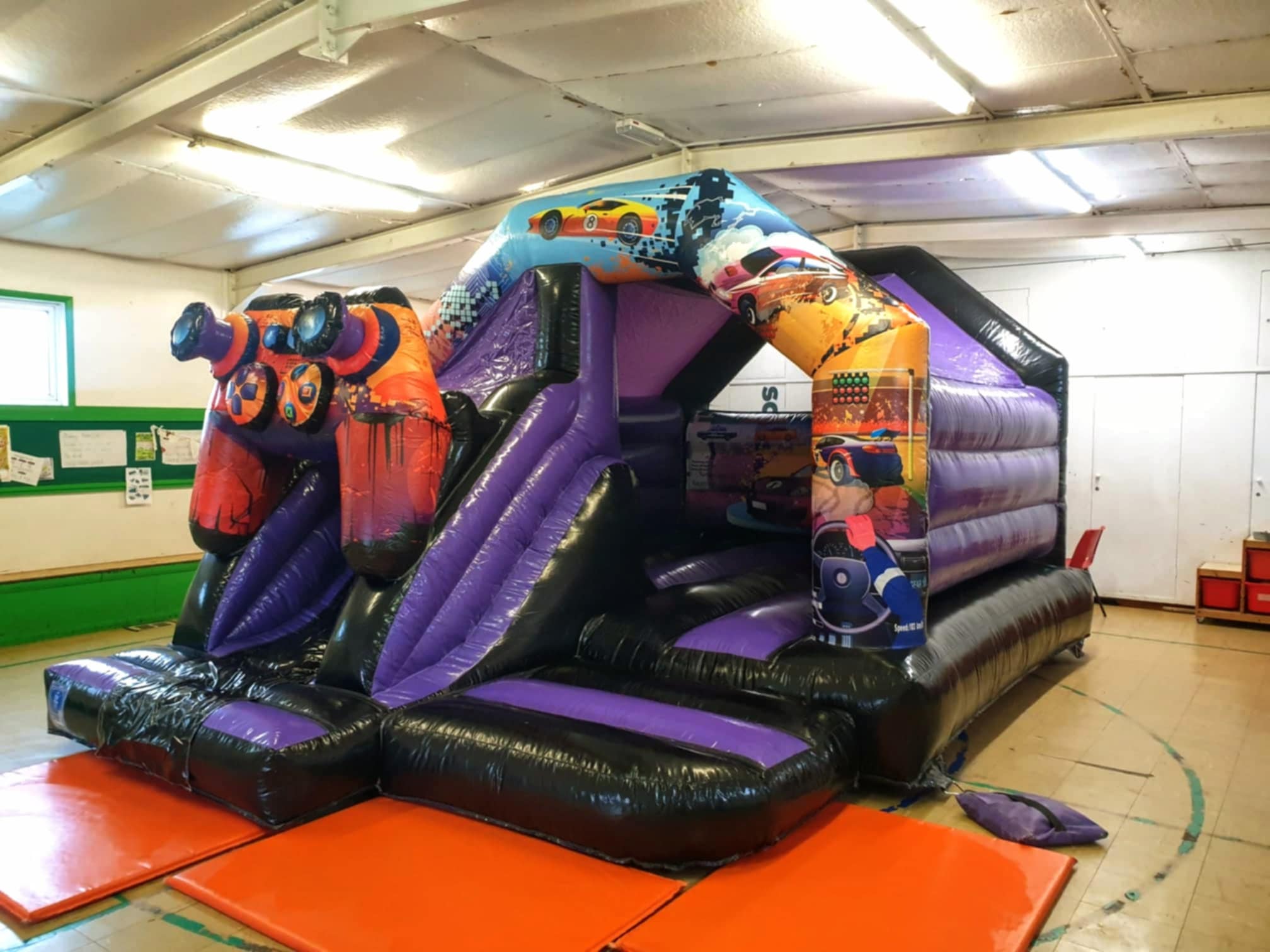 3D Gaming Bouncy Castle with Front Slide - Bouncy Castle Hire in Milton ...