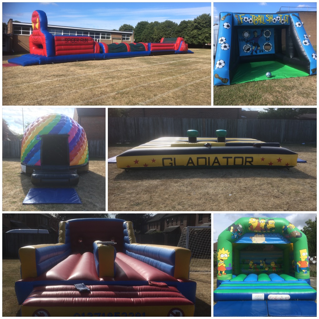 Inflatable fun days for schools Bexleyheath Welling Dartford Sidcup