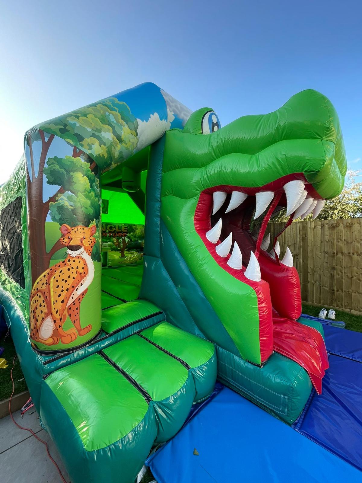 Jungle Adventure Bounce & Slide 14ft x 18ft