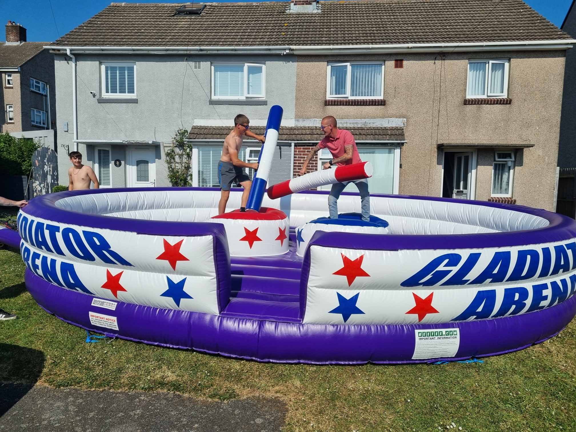 Gladiator Arena - Bouncy Castle Hire in Pembrokeshire, Milford Haven ...