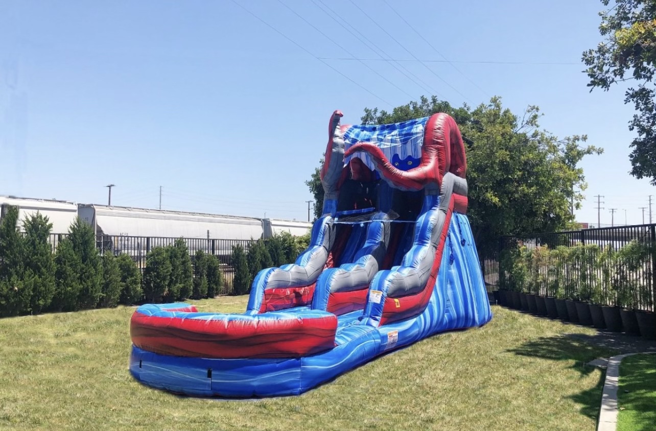 Mini-Kraken Water Slide: SL-11 - Best Bounce House and Water Slide ...