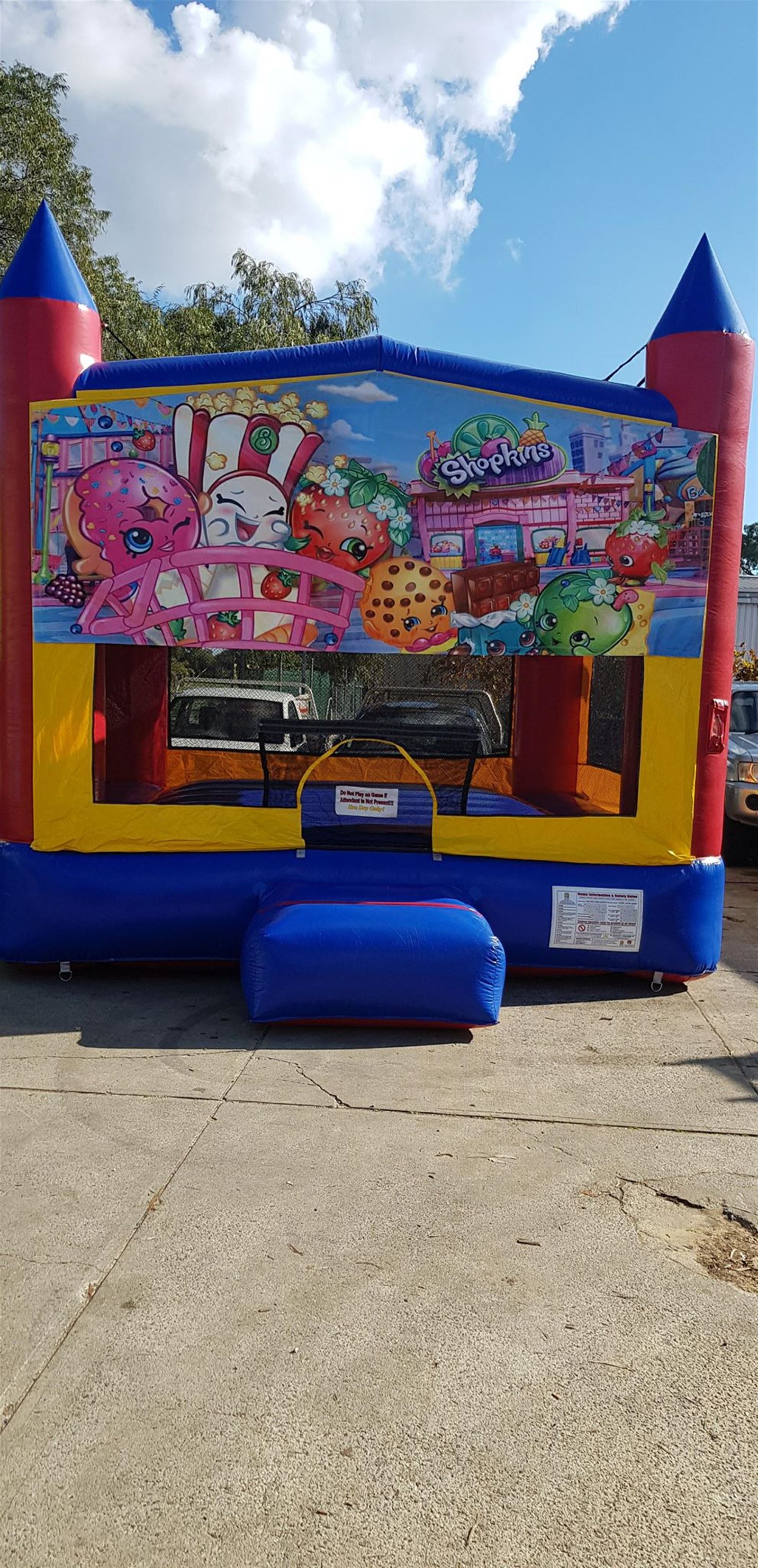 Shopkins Bouncy Castle - Bouncy Castle Hire and Water Slides in Perth