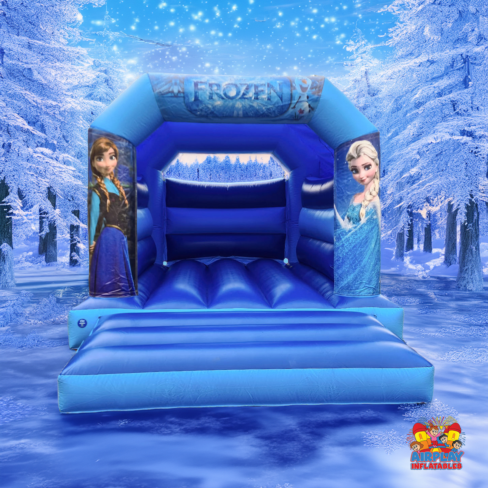 Frozen Bouncy Castle Hire | Airplay Inflatable