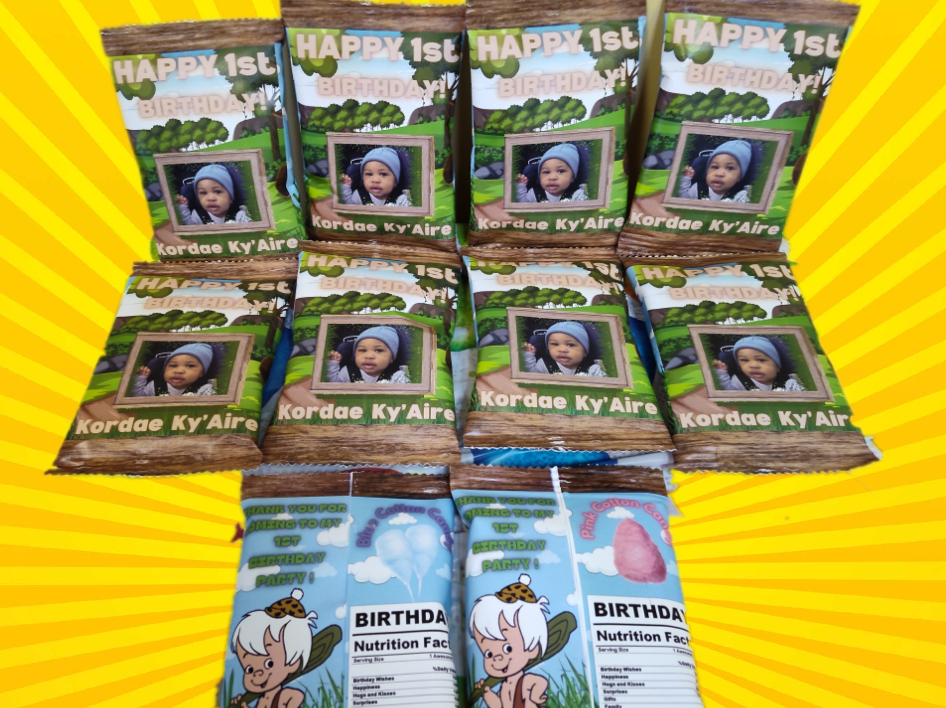 Party Favors-Party pack- 12 Cotton Candy, 12 chips and 12 juices.🥳 ...