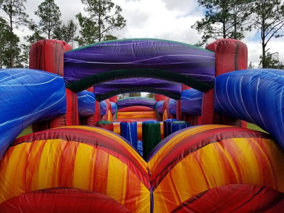 40’ Electric Rush Obstacle Course - Bounce House Rental, Laser Tag ...