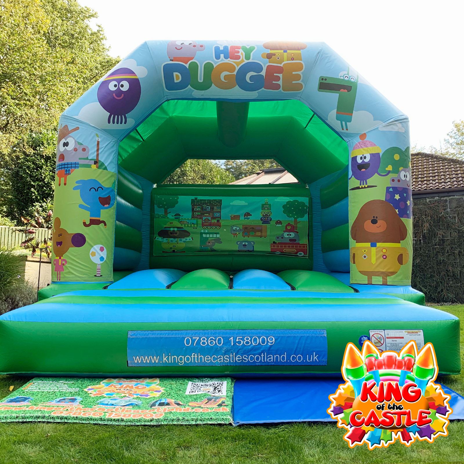 Hey Duggee Bouncy Castle - Bouncy Castle Hire | Disco Dome Hire ...