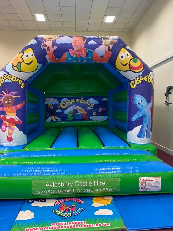 12.5ft x 15.5ft Cbeebies Character Bouncy Castle - Bouncy Castle Hire ...