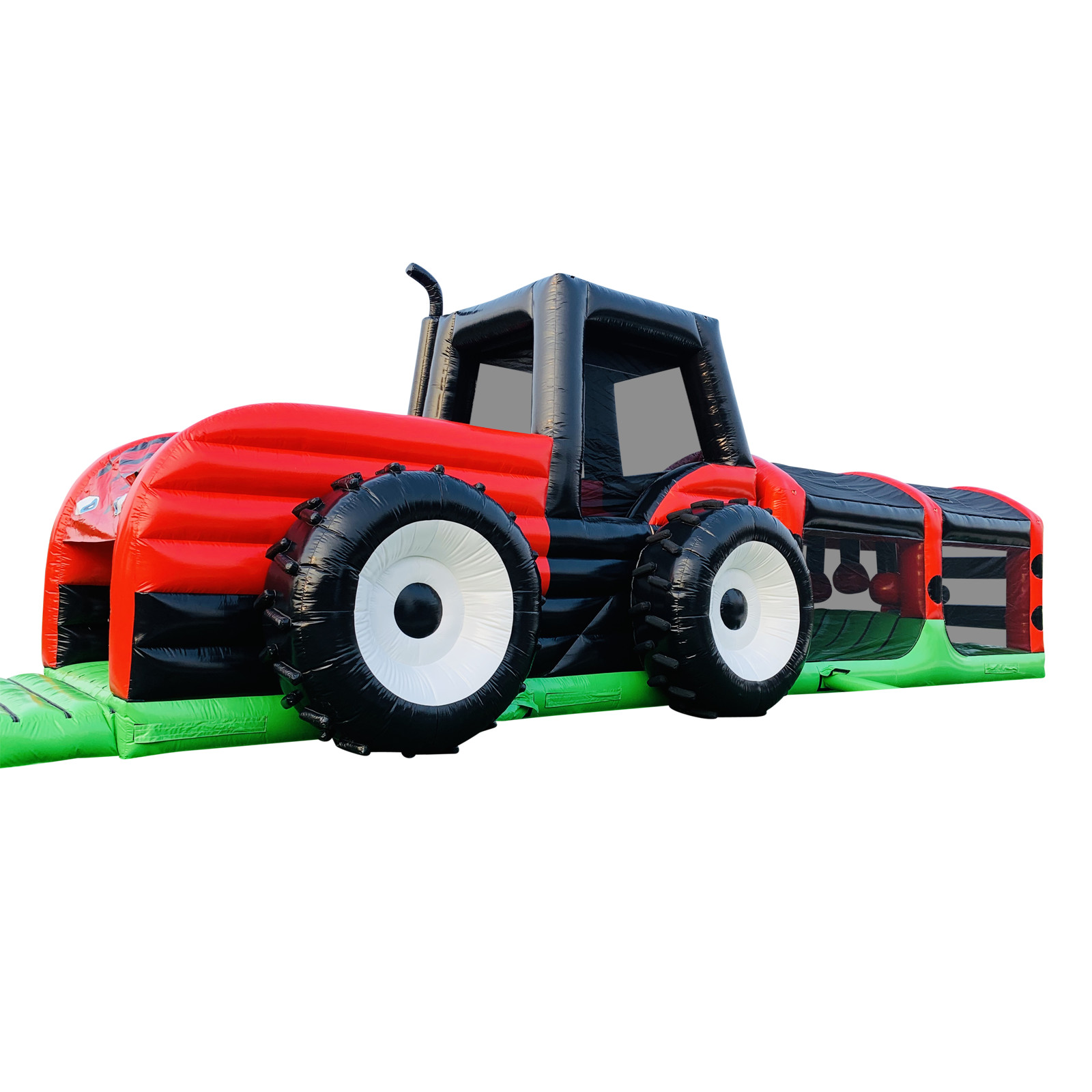 BBOL-185v2 - 29x15x18.5ft - 3D Tractor Funrun - 2 part (Red, Black ...