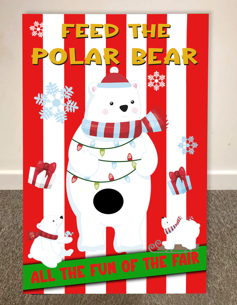Feed The Polar Bear Side Stall Game - Inflatable, Bouncy Castle ...