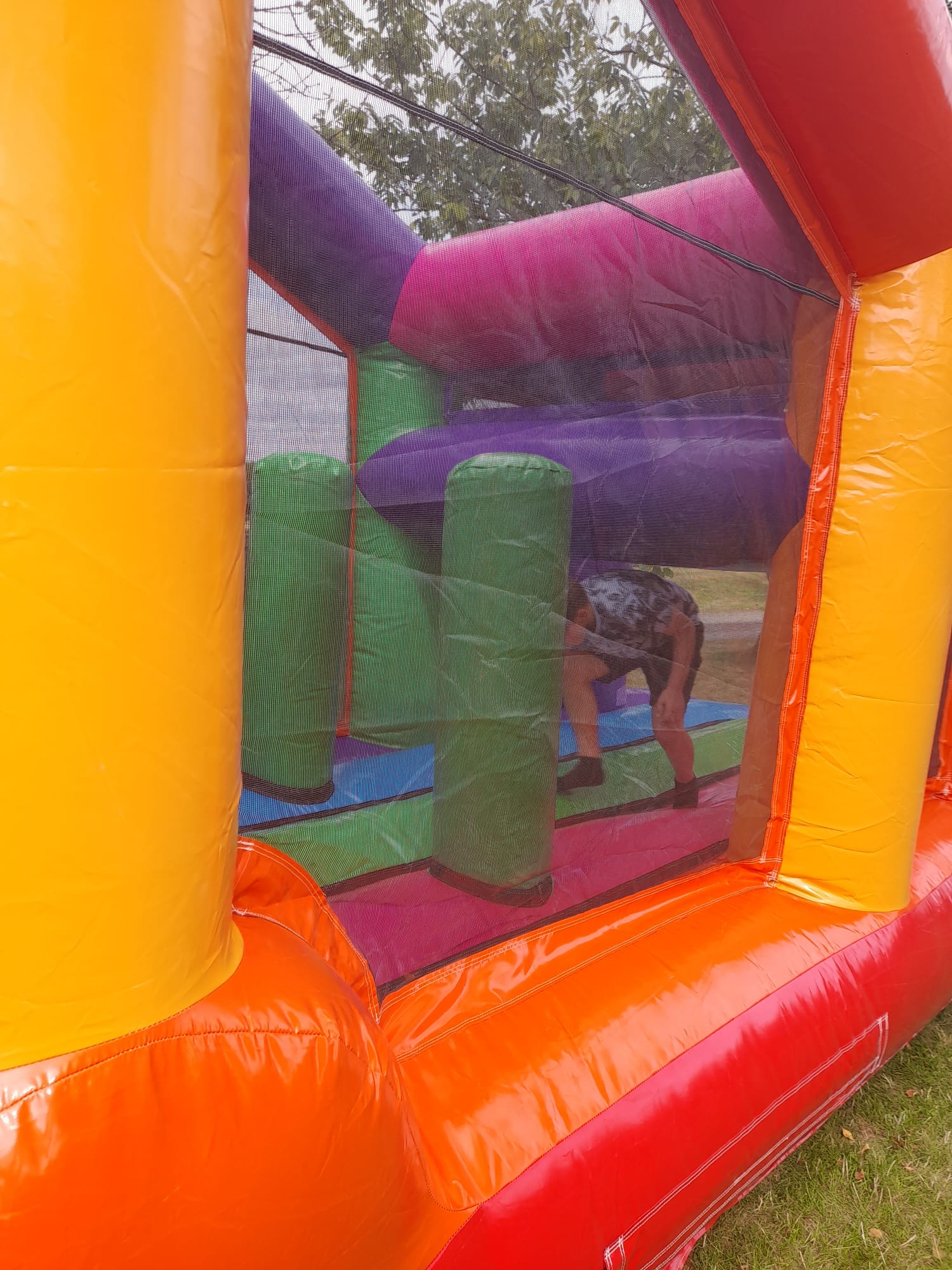 Assault Course Inflatable Party theme 60ft x 10ft - Bouncy Castle Hire ...