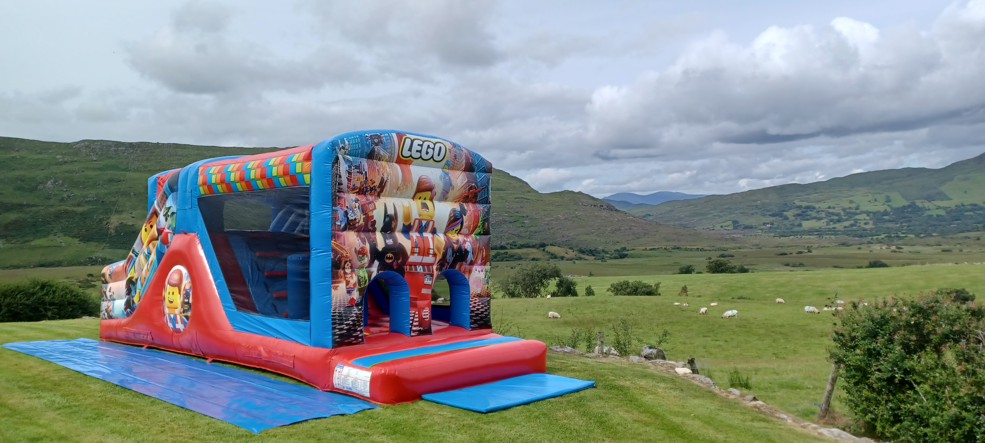 Lego Run Inflatable Assault Course | Hire in Kerry, Tralee & More